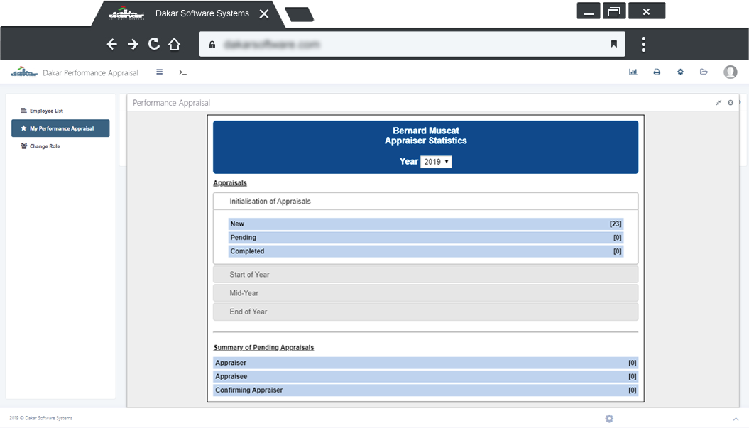 Dakar Software Systems | Performance Appraisals